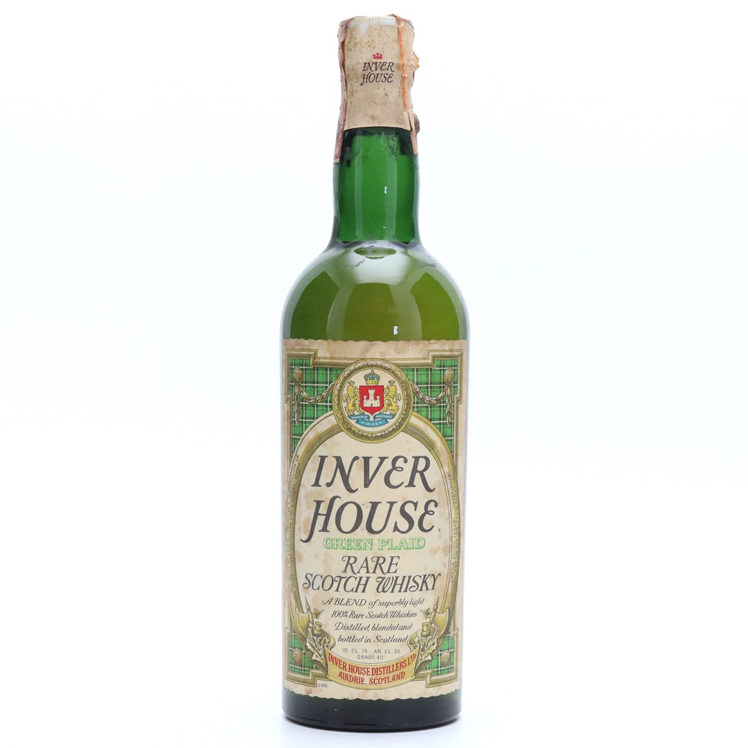 Inver House Green Plaid 1970s | Whisky Auctioneer