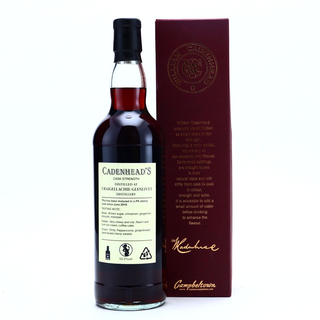 Craigellachie 2007 Cadenhead's 12 Year Old Sherry Cask | Whisky Auctioneer