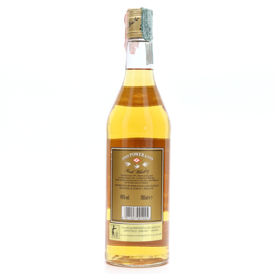 John Power & Sons Gold Label Irish Whiskey 1980s | Whisky Auctioneer John Power & Sons Gold Label Irish Whiskey 1980s | Whisky Auctioneer