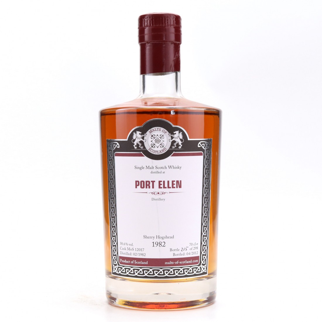 Port Ellen 1982 Malts of Scotland Sherry Hogshead | Whisky Auctioneer