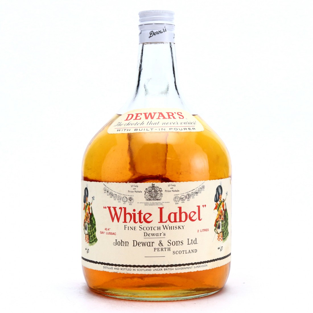 Dewar's White Label Scotch Whisky 2 Litre 1970s | Whisky Auctioneer