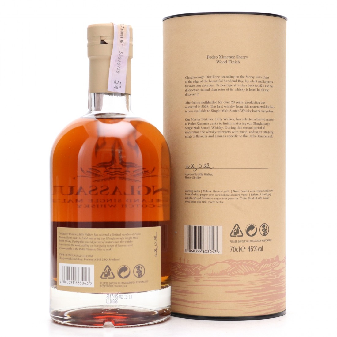 Glenglassaugh Pedro Ximenez Sherry Wood Finish | Whisky Auctioneer
