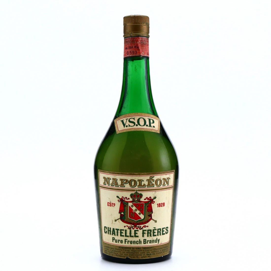 Chatelle Freres VSOP Napoleon French Brandy 1970s | Whisky Auctioneer