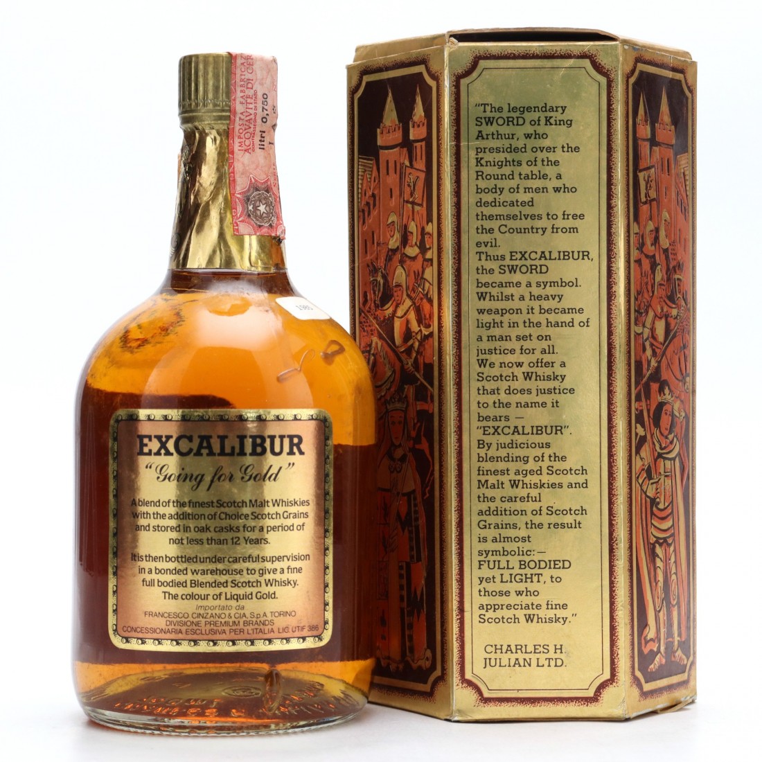 Excalibur Gold 12 Year Old 1980s | Whisky Auctioneer