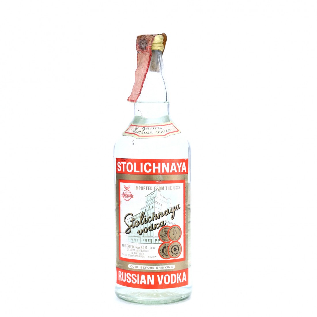 Stolichnaya Vodka 1 Litre 1970s | Whisky Auctioneer