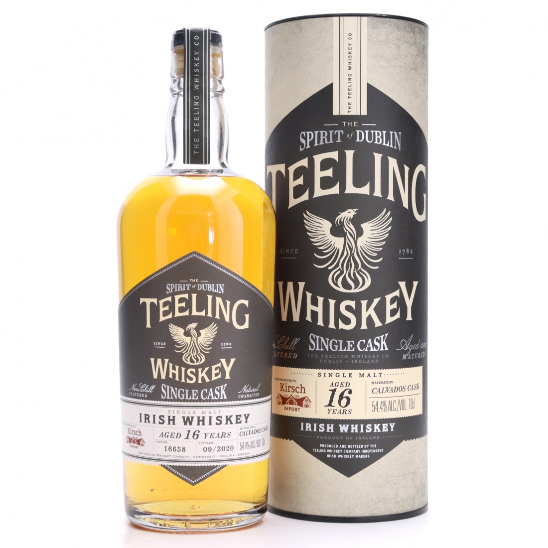 Teeling Whiskey 16 Year Old Single Calvados Cask Finish #16658 / Kirsch ...