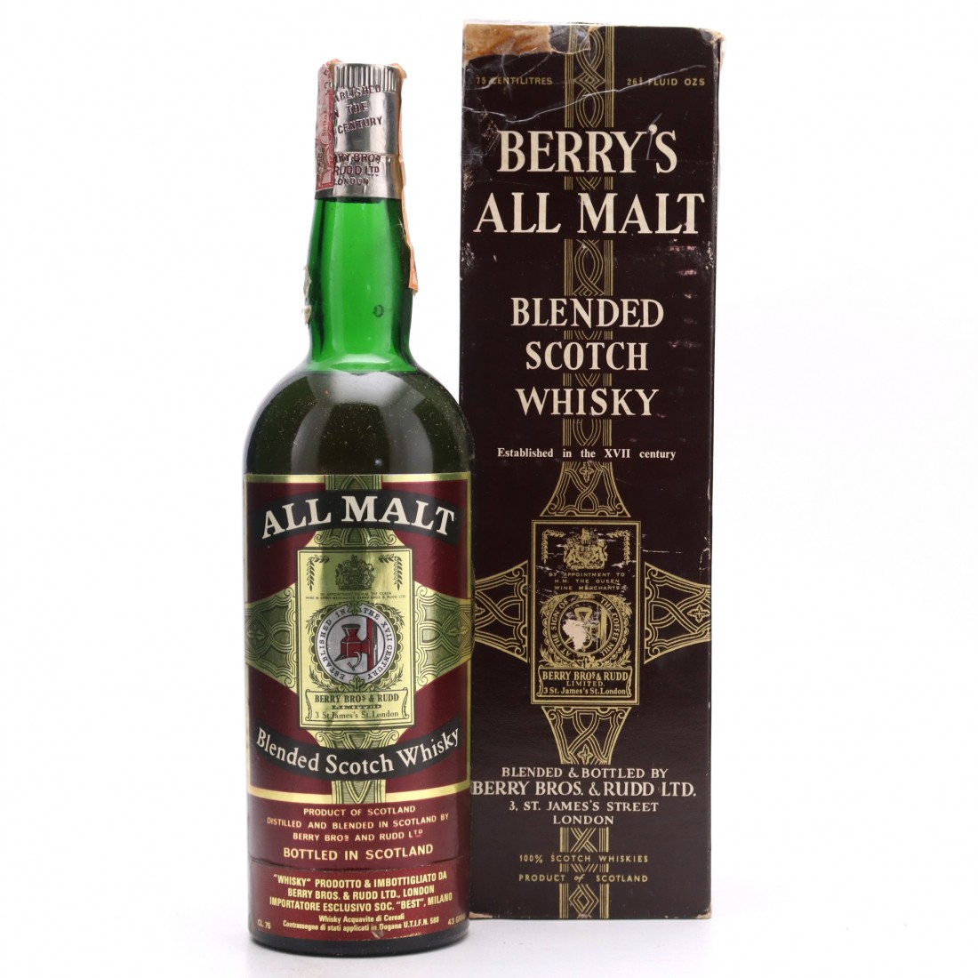 Berry's All Malt 1960s | Whisky Auctioneer