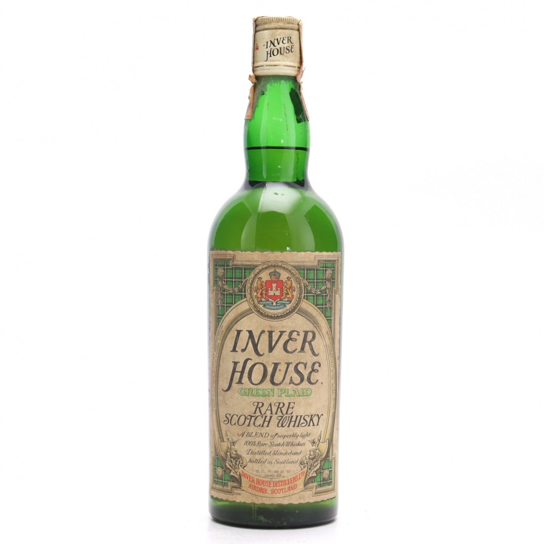 Inver House Green Plaid 1970s | Whisky Auctioneer