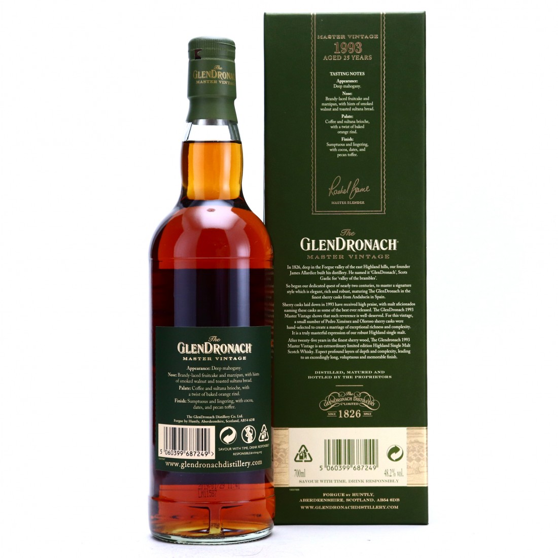 Glendronach 1993 Master Vintage 25 Year Old | Whisky Auctioneer