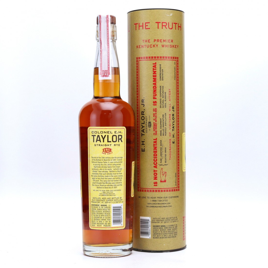 Colonel E.H. Taylor Straight Rye | Whisky Auctioneer