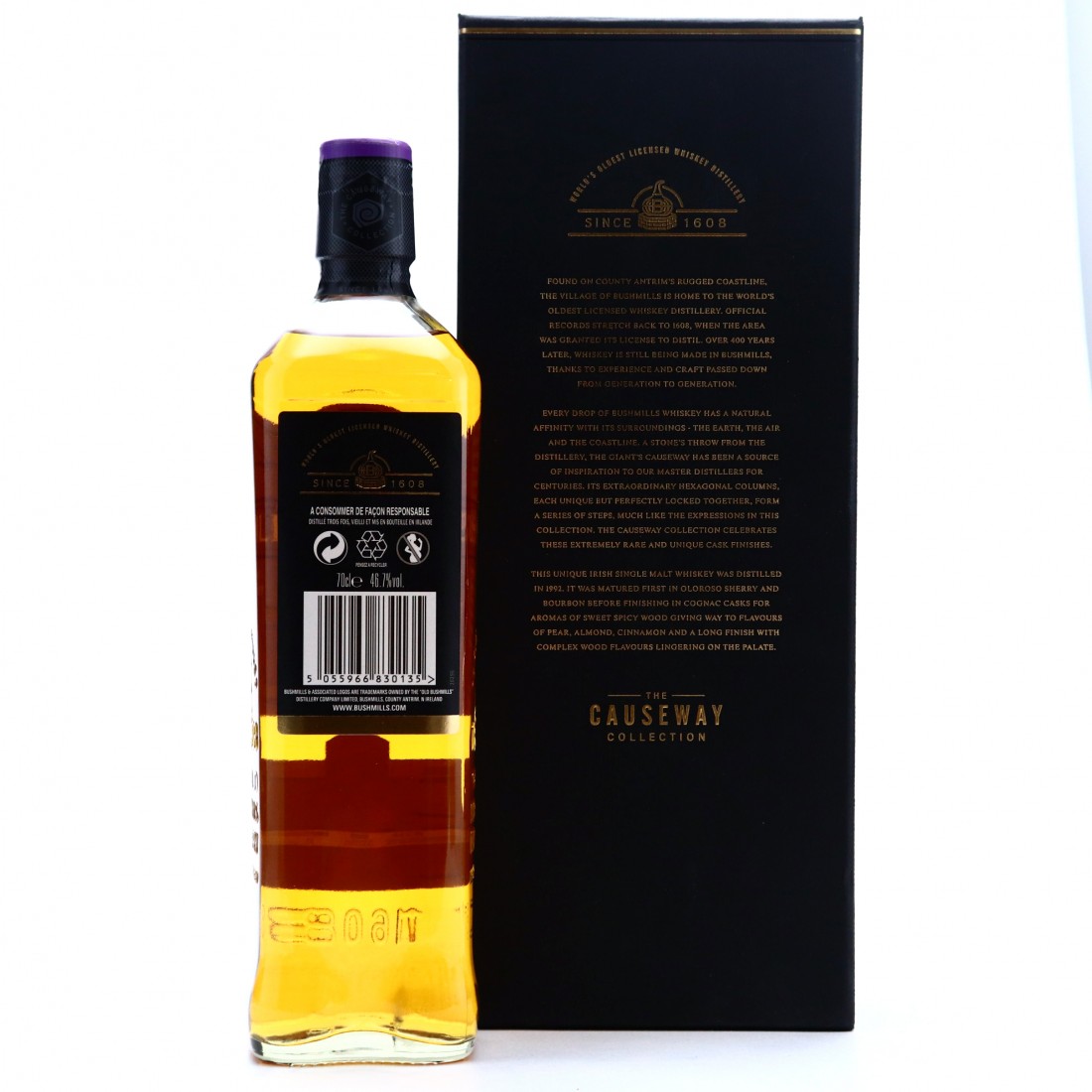 Bushmills 1992 Cognac Casks Finish 28 Year Old / The Causeway ...