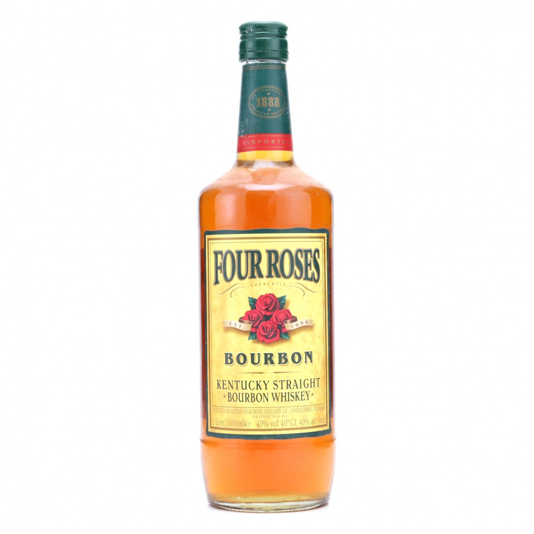 Four Roses Kentucky Straight Bourbon 1 Litre 2000s | Whisky Auctioneer