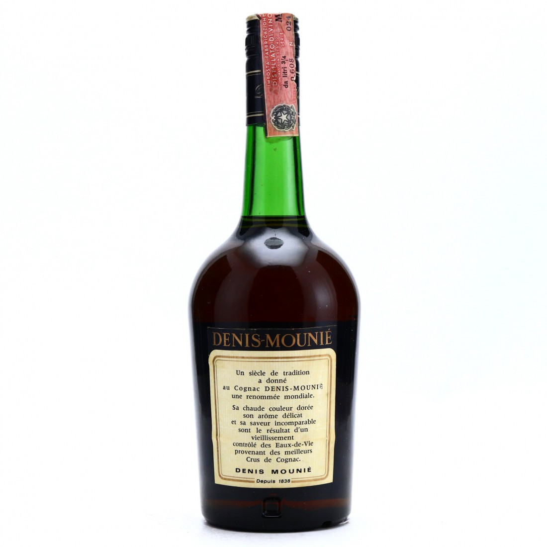Denis-Mounie Three Star Cognac 1970s | Whisky Auctioneer