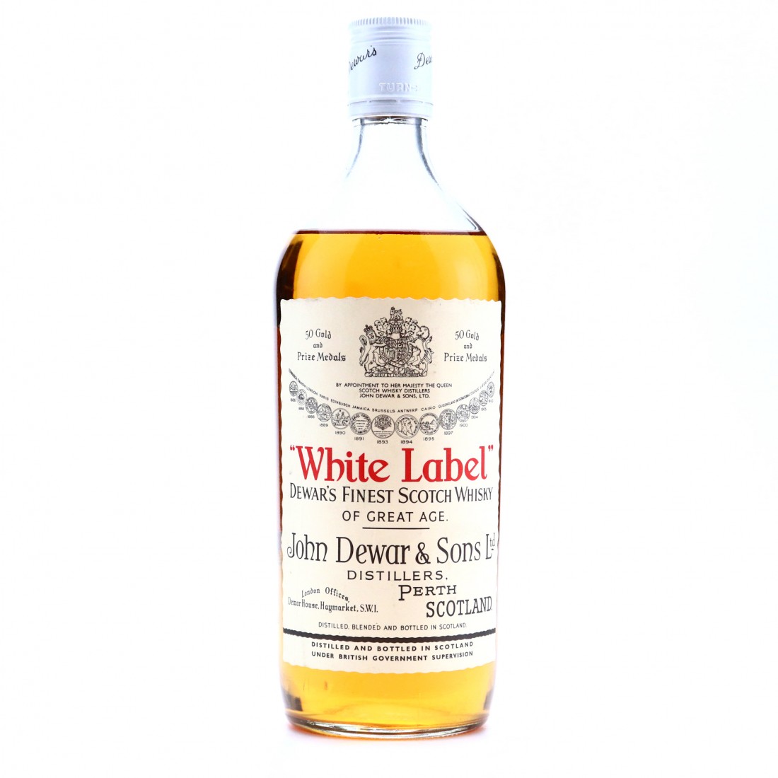 Dewar's White Label Scotch Whisky 1970s / Portuguese Import | Whisky ...