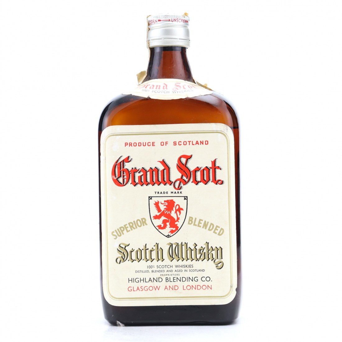Grand Scot Scotch Whisky 1960s | Whisky Auctioneer