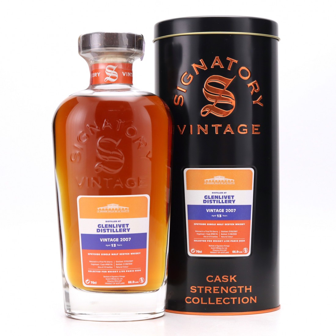 Glenlivet 2007 Signatory Vintage 13 Year Old / Whisky Live Paris 2020 | Whisky Auctioneer