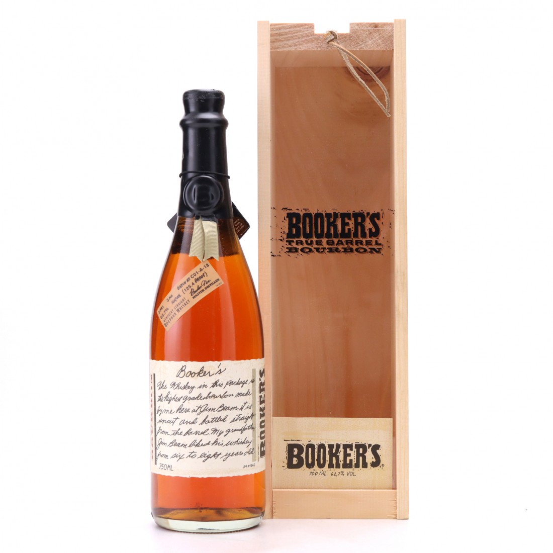 Booker's 7 Year Old Kentucky Straight Bourbon #C01-A-18 | Whisky Auctioneer