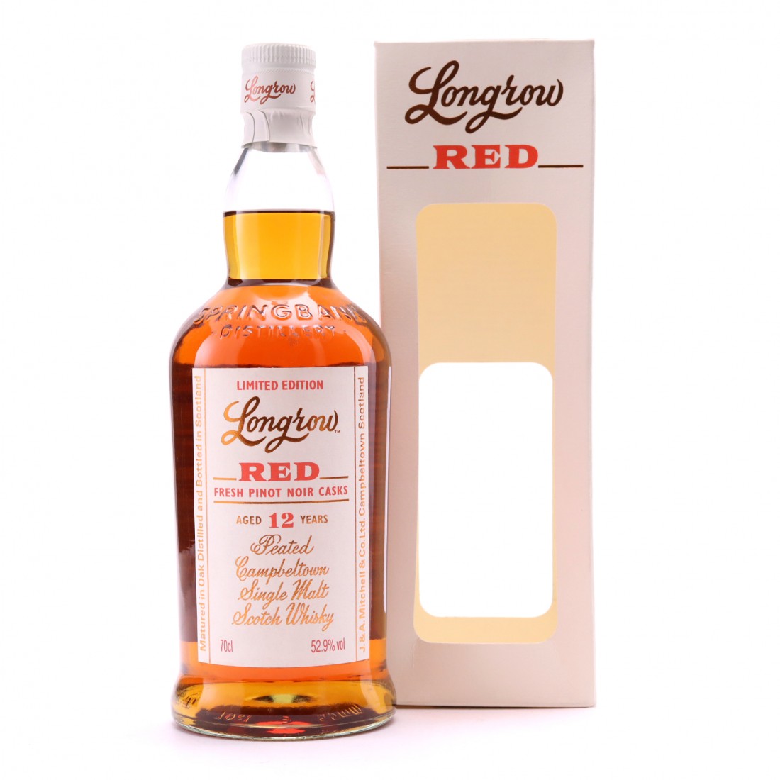 Longrow Red 12 Year Old Fresh Pinot Noir | Whisky Auctioneer
