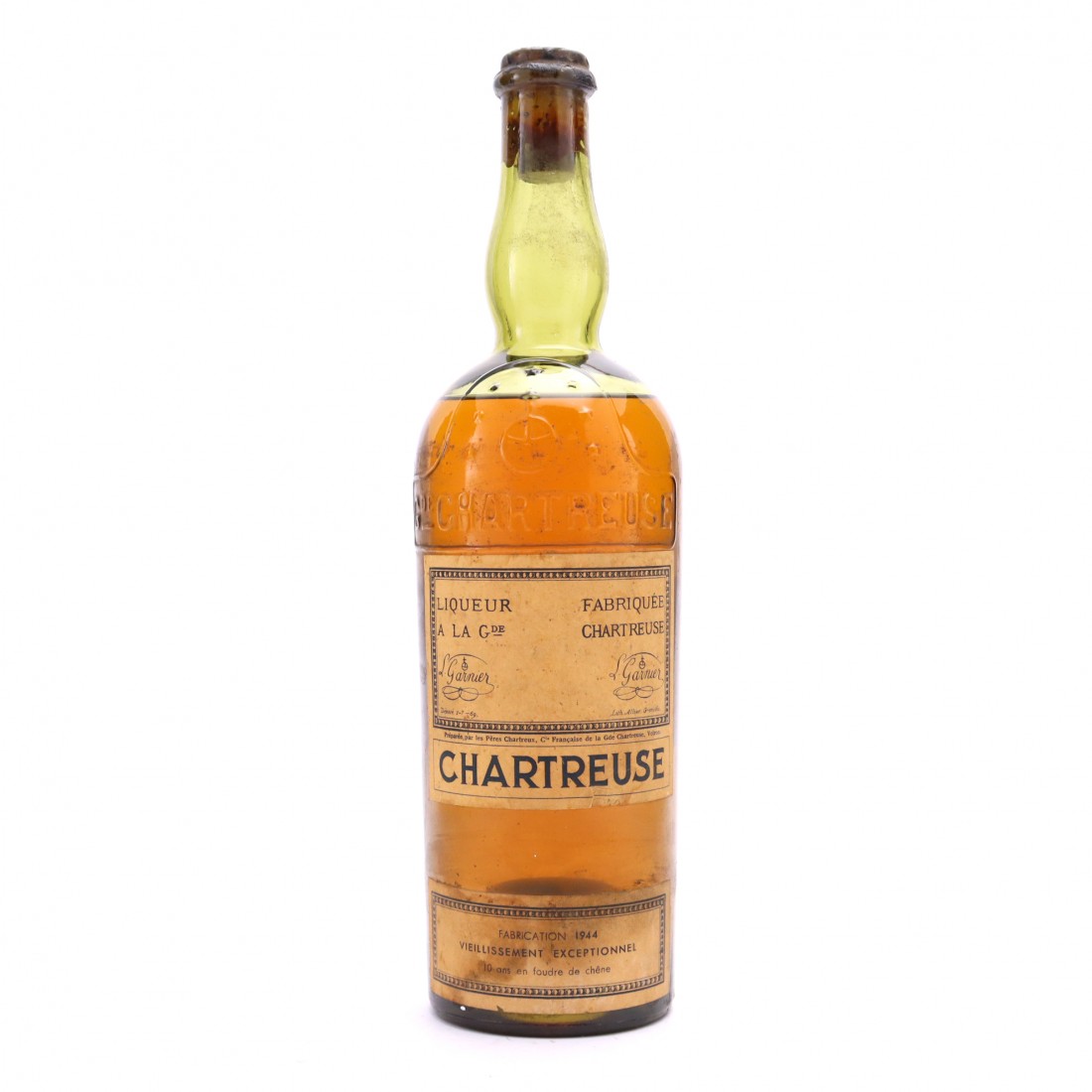 Chartreuse Voiron 1944 Yellow Label 10 Year Old / Liberation ...