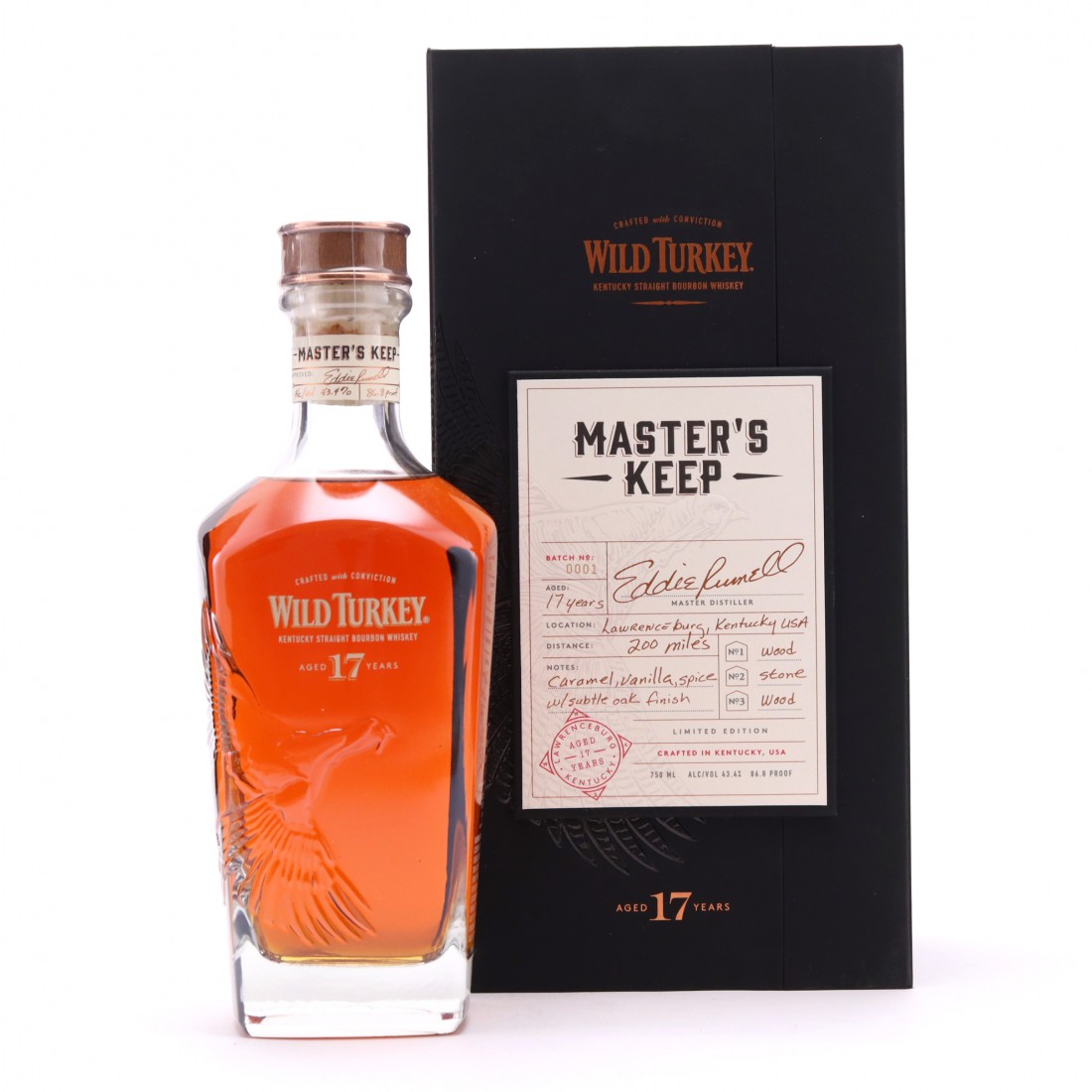 Wild Turkey 17 Year Old Master's Keep Batch #1 | Whisky Auctioneer