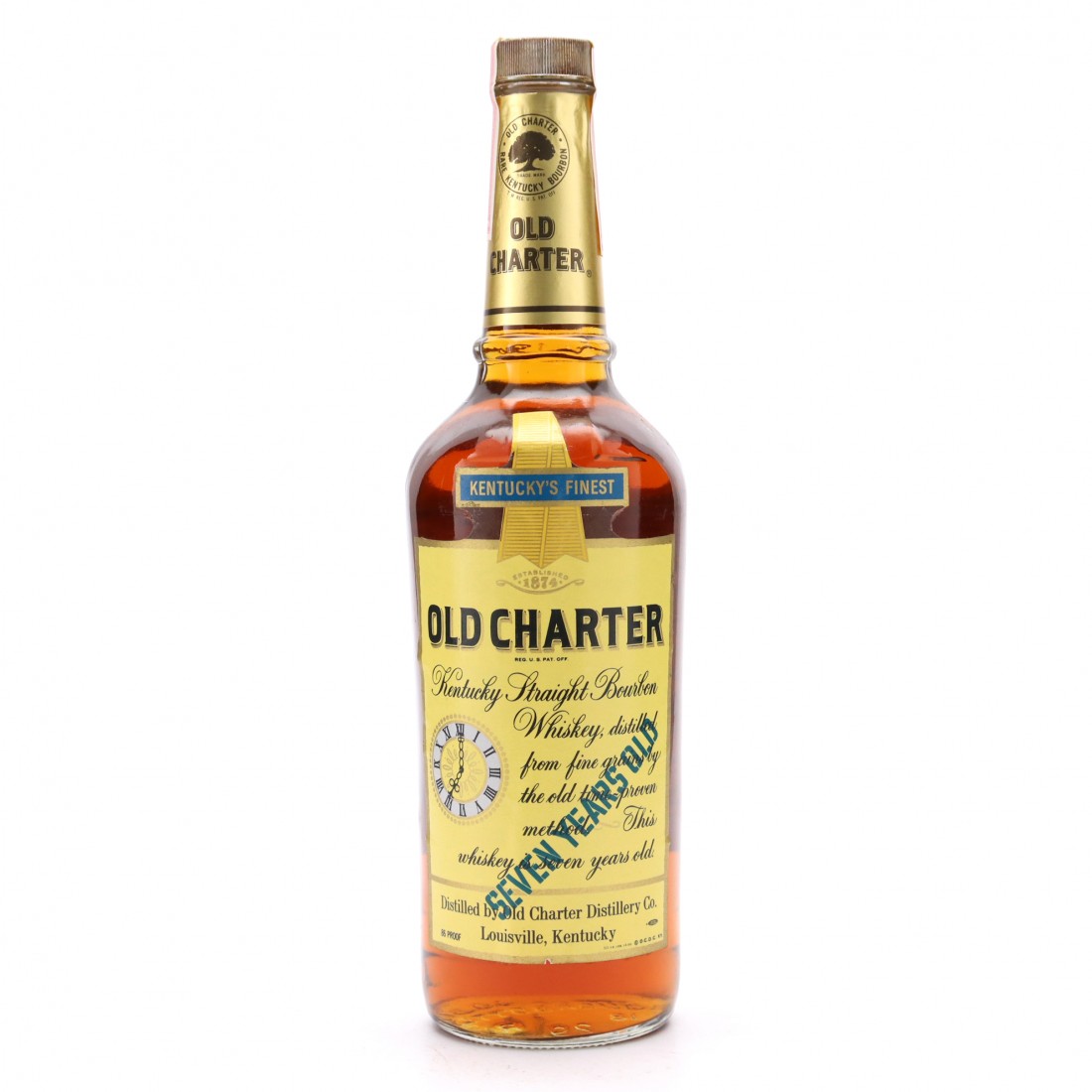 Old Charter 7 Year Old Kentucky Straight Bourbon 1970s | Whisky Auctioneer