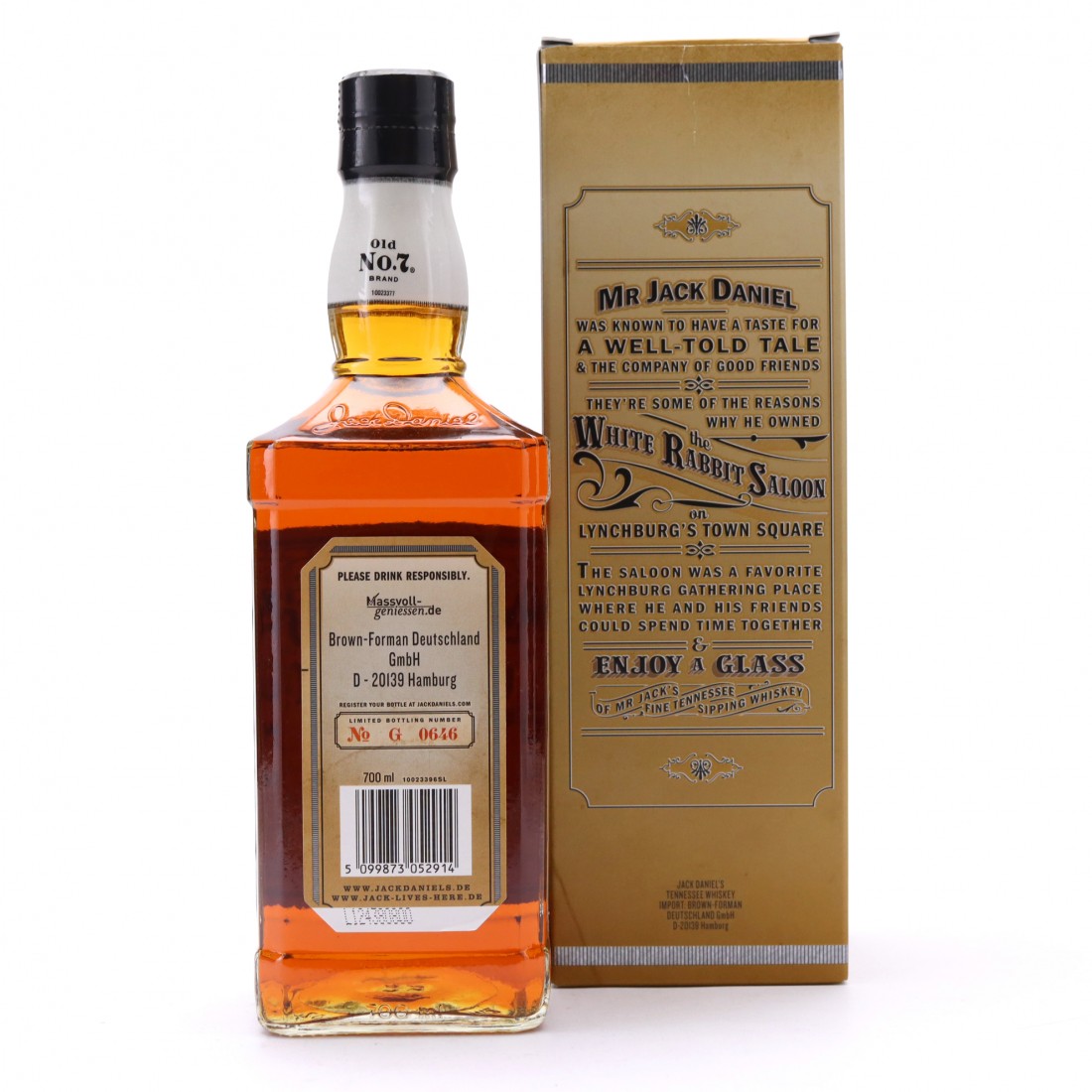 Jack Daniel's 120th Anniversary of White Rabbit Saloon 70cl | Whisky ...