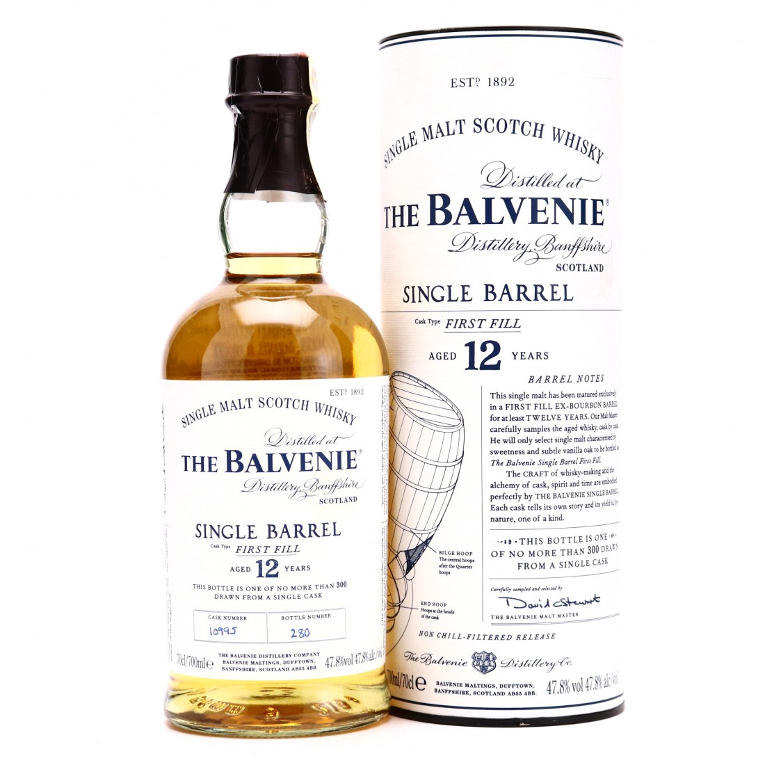 Balvenie 12 Year Old First Fill Single Barrel #10995 | Whisky Auctioneer