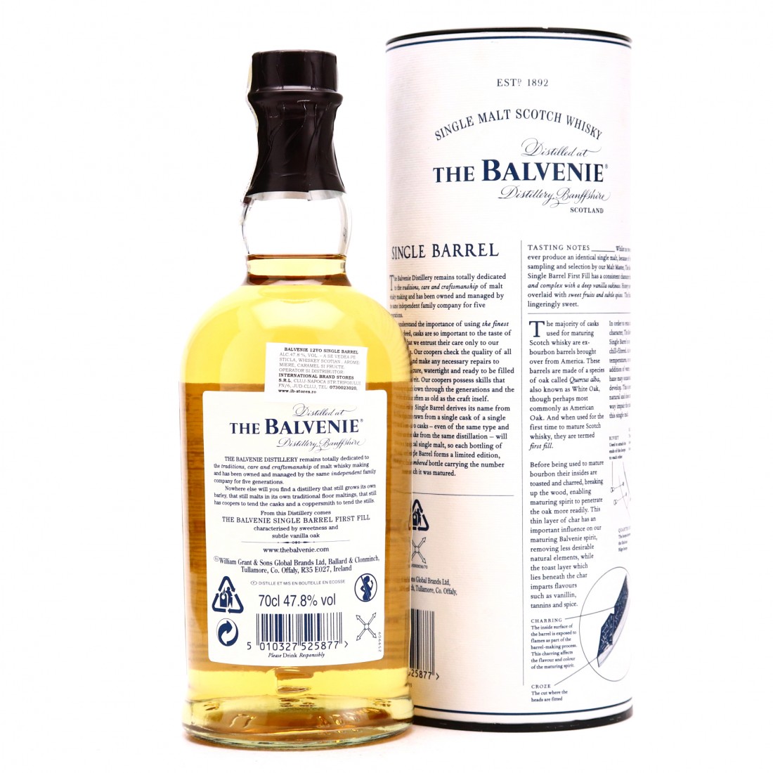 Balvenie 12 Year Old First Fill Single Barrel #10995 | Whisky Auctioneer