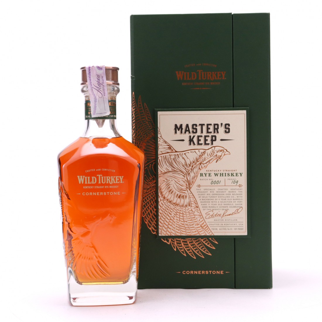 Wild Turkey Old Master's Keep Cornerstone Rye Batch #1 | Whisky Auctioneer