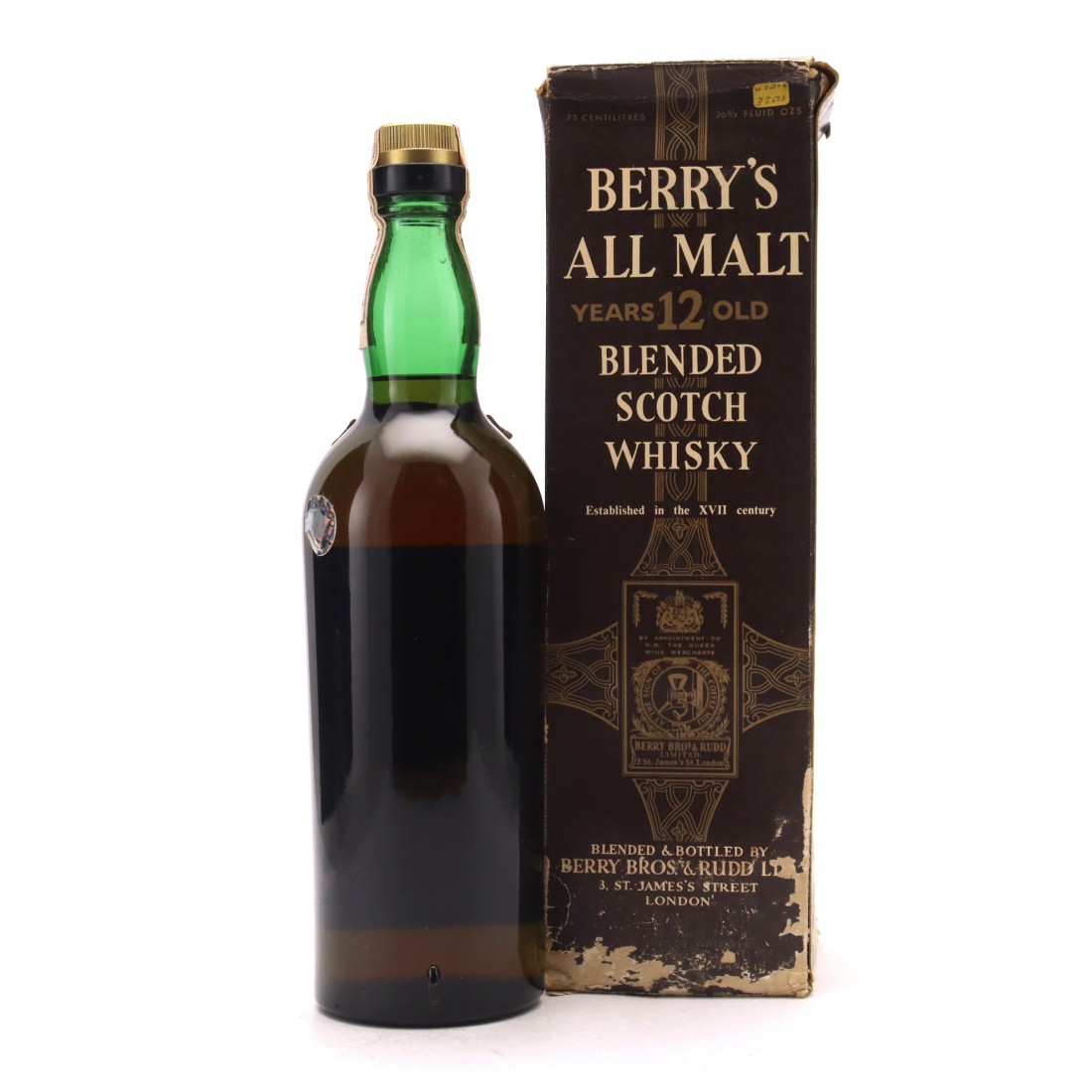 Berry's All Malt 12 Year Old 1970s | Whisky Auctioneer