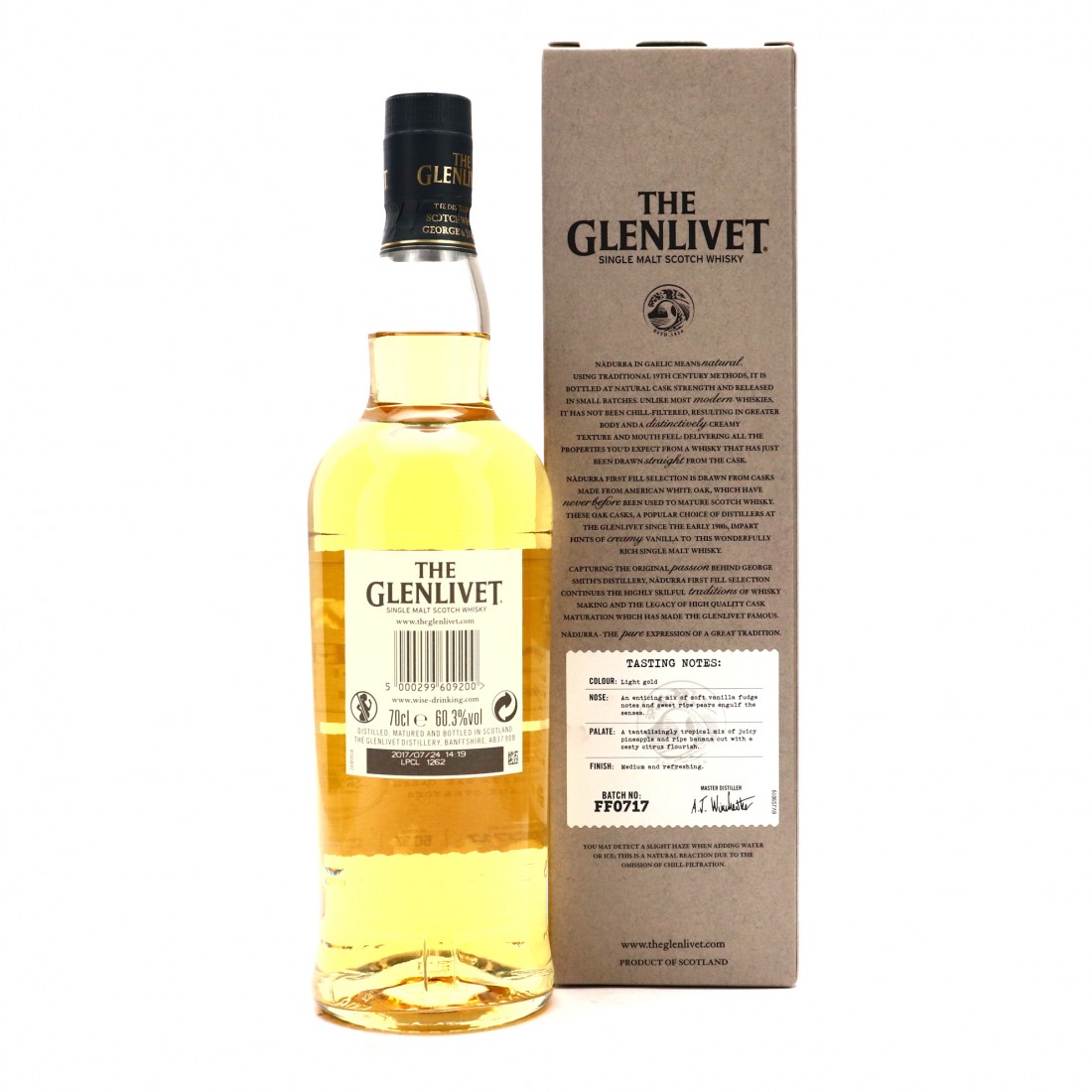 Glenlivet Nadurra First Fill Selections Batch #FF0717 | Whisky Auctioneer