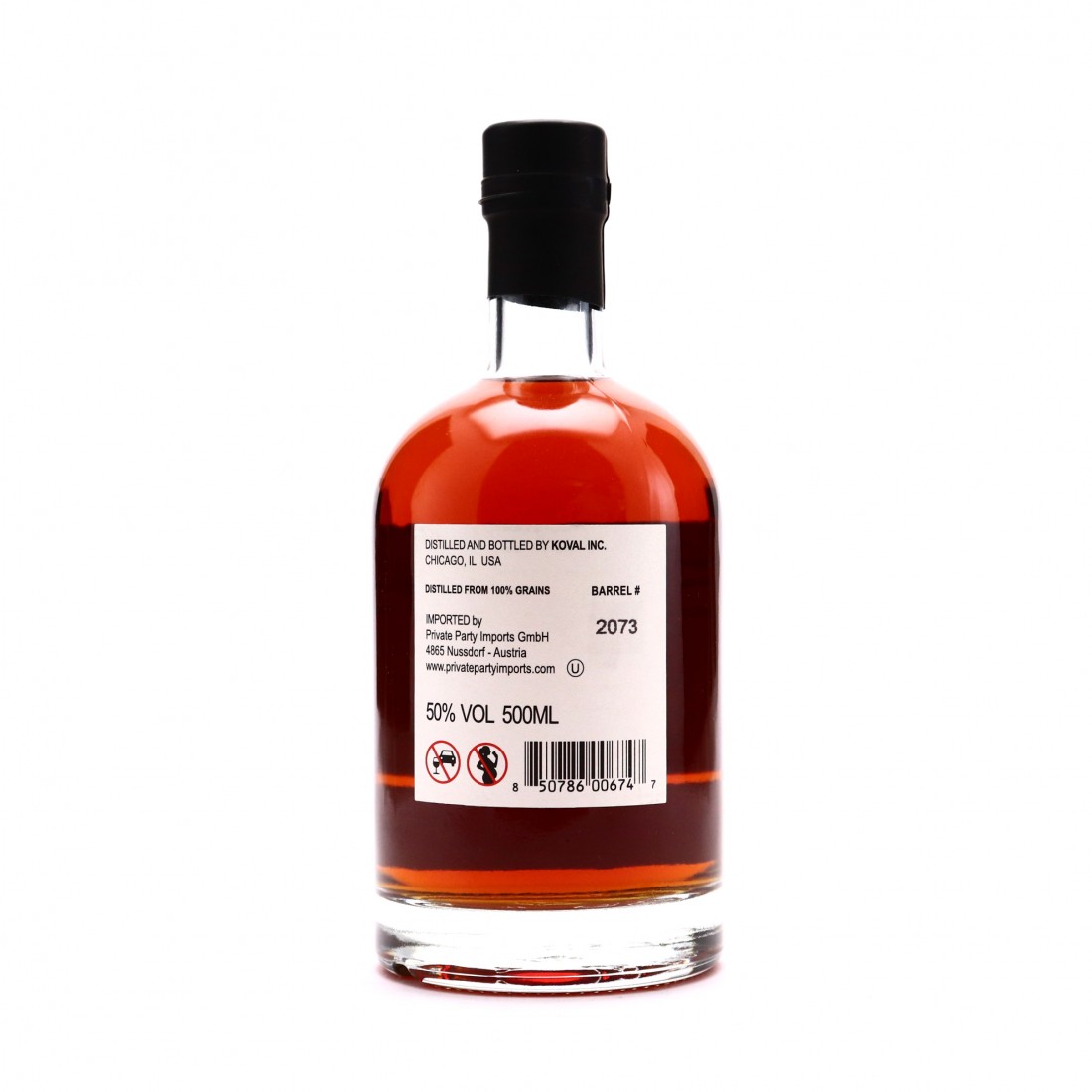 Koval Single Barrel Bourbon #2073 / Kirsch | Whisky Auctioneer