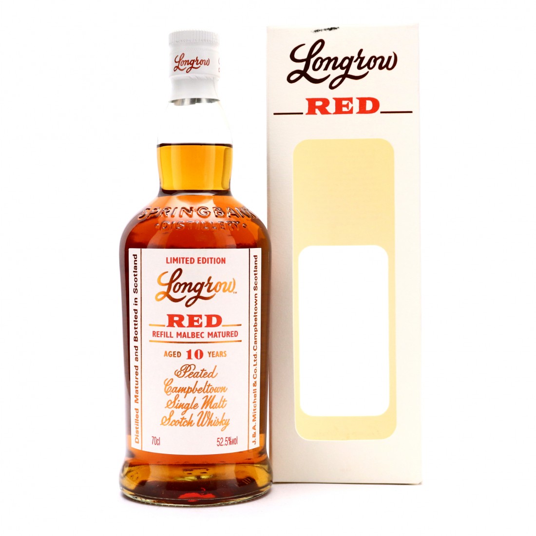Longrow Red 10 Year Old Refill Malbec | Whisky Auctioneer