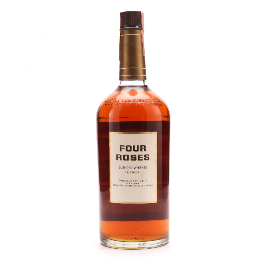 Four Roses Blended Whiskey Imperial Quart 1965 | Whisky Auctioneer