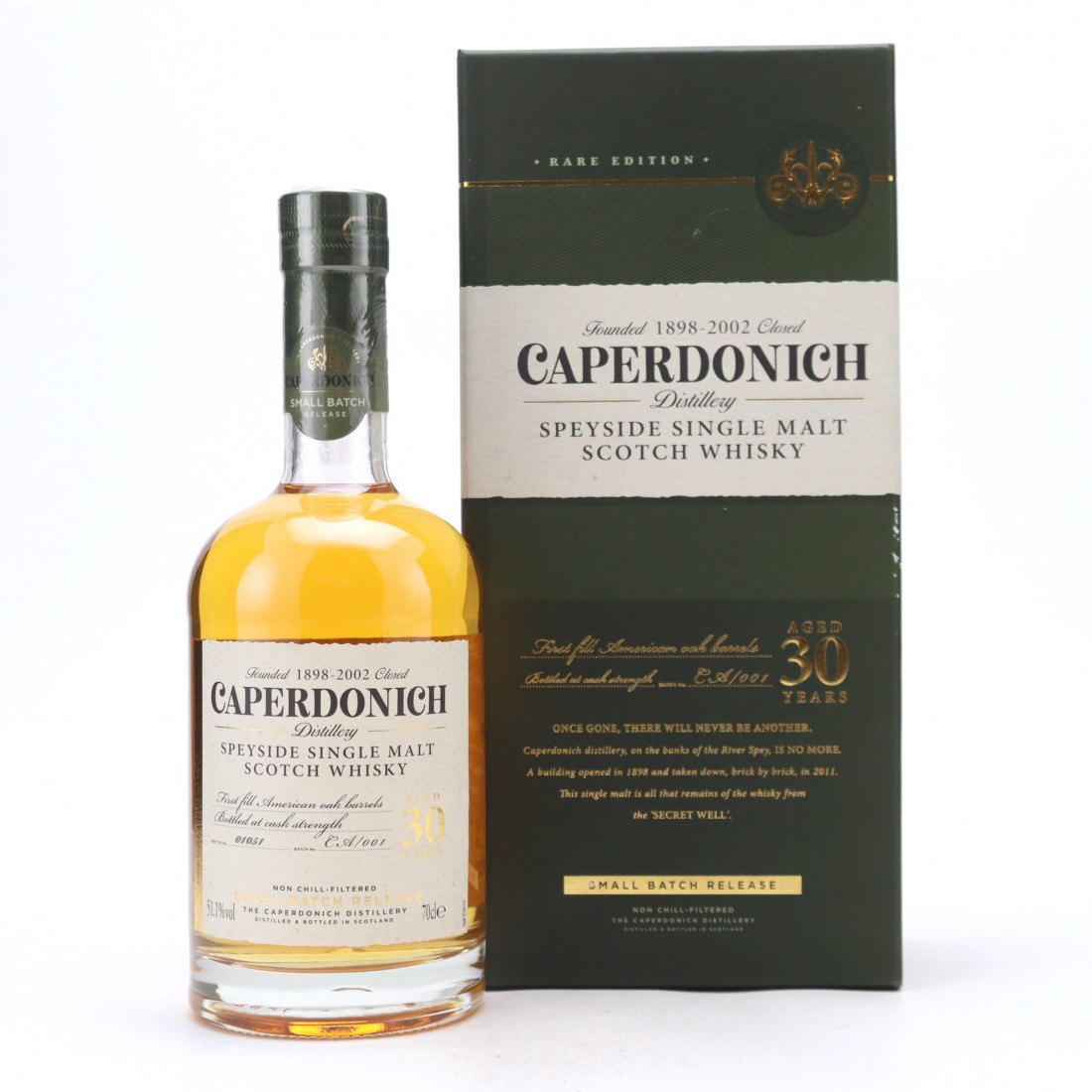 Caperdonich 30 Year Old Small Batch Release | Whisky Auctioneer