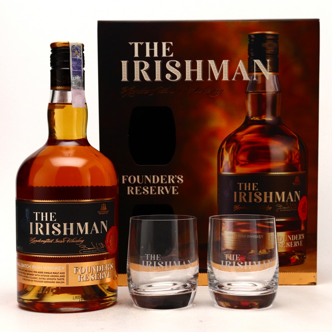 The Irishman Founder's Reserve Gift Set | Whisky Auctioneer