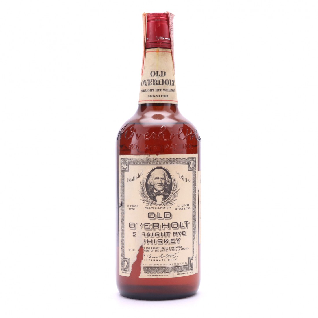 Old Overholt Straight Rye Whiskey 1971 | Whisky Auctioneer