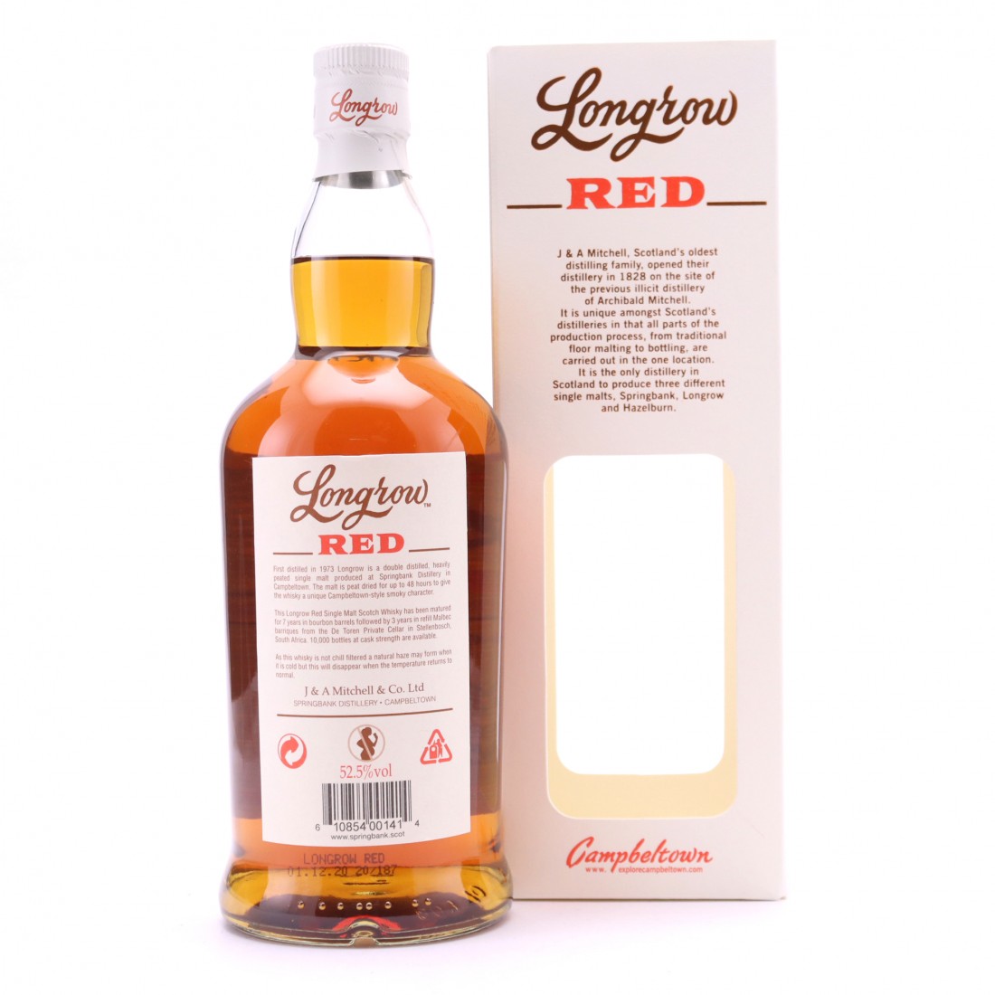 Longrow Red 10 Year Old Refill Malbec | Whisky Auctioneer