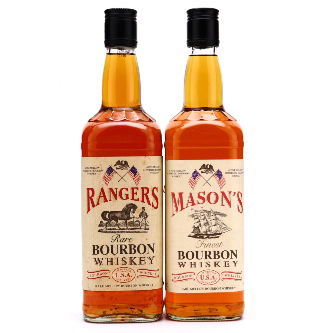 Rangers Rare & Mason's Finest Bourbon Whiskies 2 x 70cl | Whisky Auctioneer
