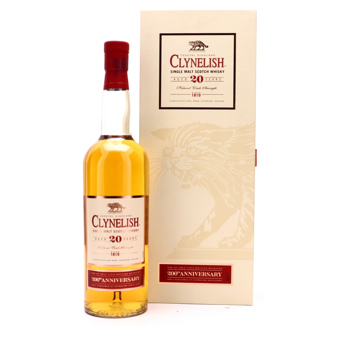Clynelish 20 Year Old 200th Anniversary / Distillery Shop | Whisky ...