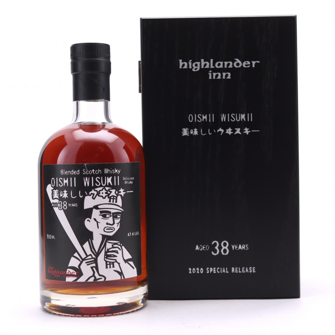 Oishii Wisukii 38 Year Old Highlander Inn 4th Edition | Whisky Auctioneer