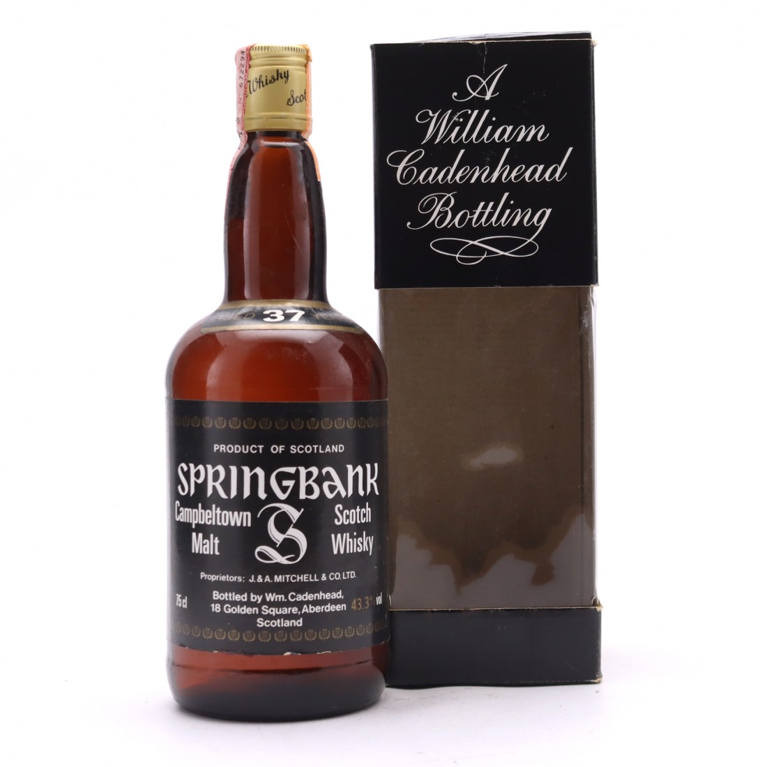 Springbank 37 Year Old Cadenhead's 1980s | Whisky Auctioneer