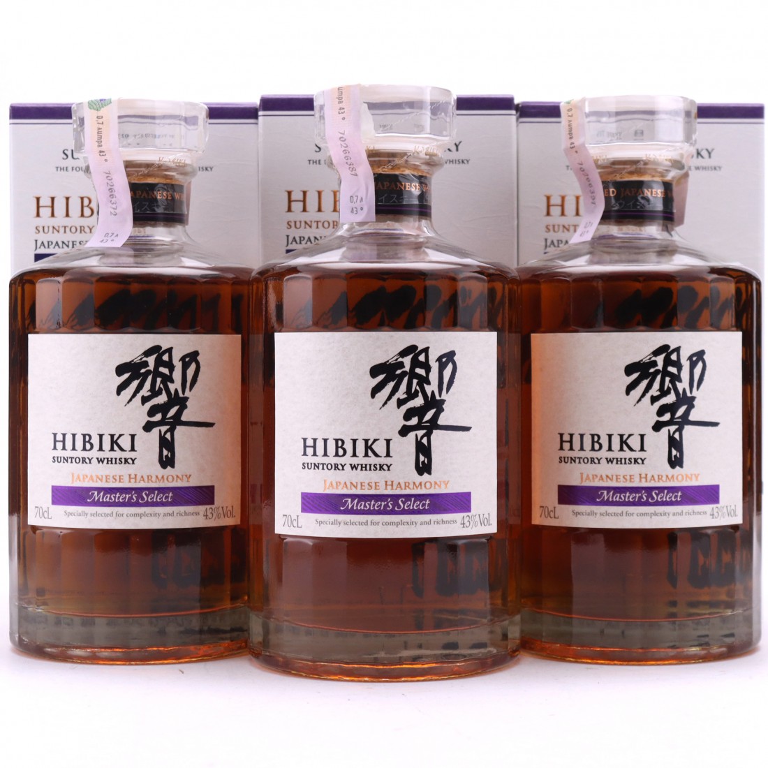 Hibiki Japanese Harmony Master's Select 3 x 70cl | Whisky Auctioneer
