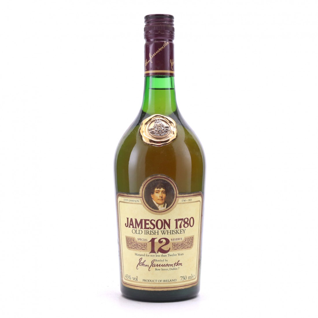 Jameson '1780' Special Reserve 12 Year Old 1980s | Whisky Auctioneer