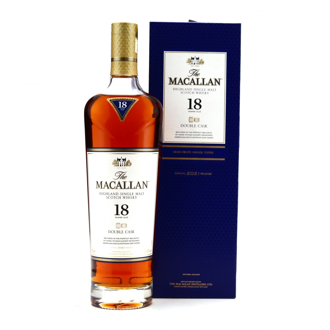 Macallan 18 Year Old Double Cask 2021 Release | Whisky Auctioneer