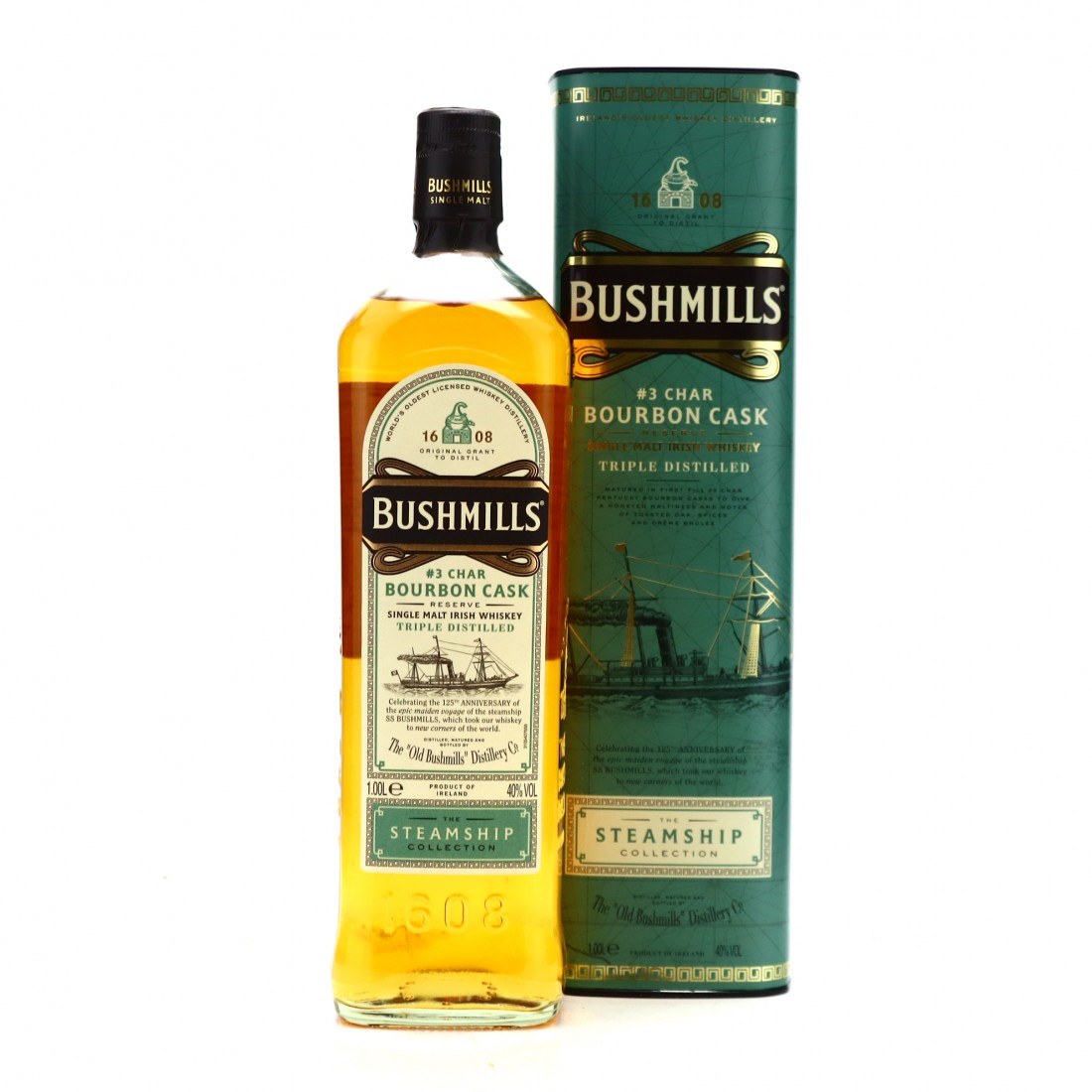 Bushmills Steamship Collection #3 Char Bourbon Cask 1 Litre | Whisky ...