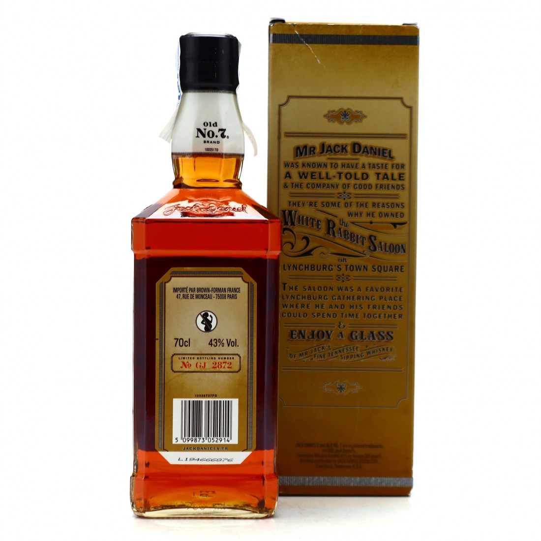Jack Daniel's 120th Anniversary of White Rabbit Saloon 70cl | Whisky ...