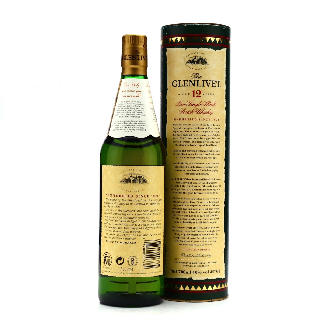 Glenlivet 12 Year Old 1990s | Whisky Auctioneer