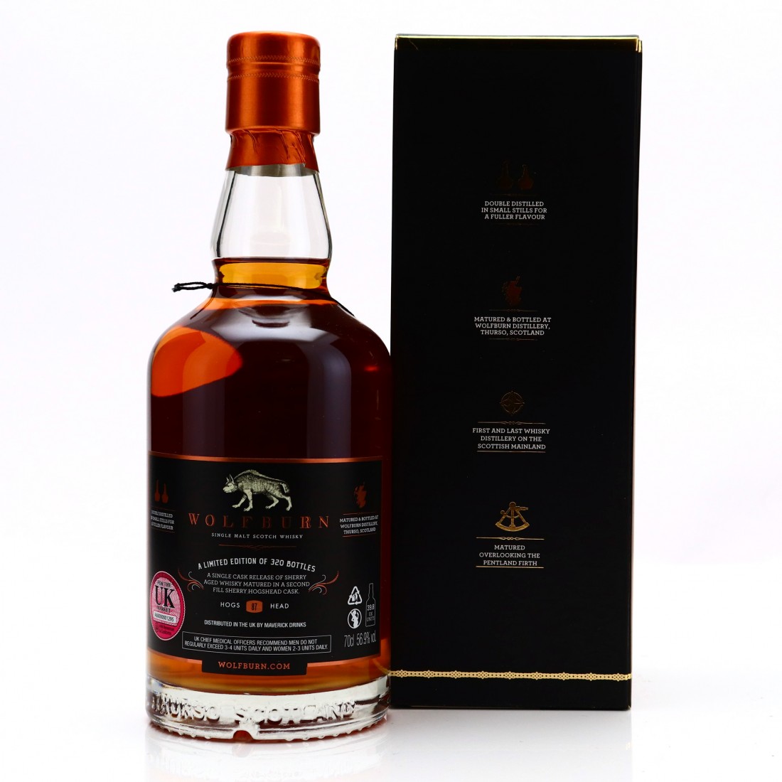 Wolfburn Single Sherry Cask #87 | Whisky Auctioneer