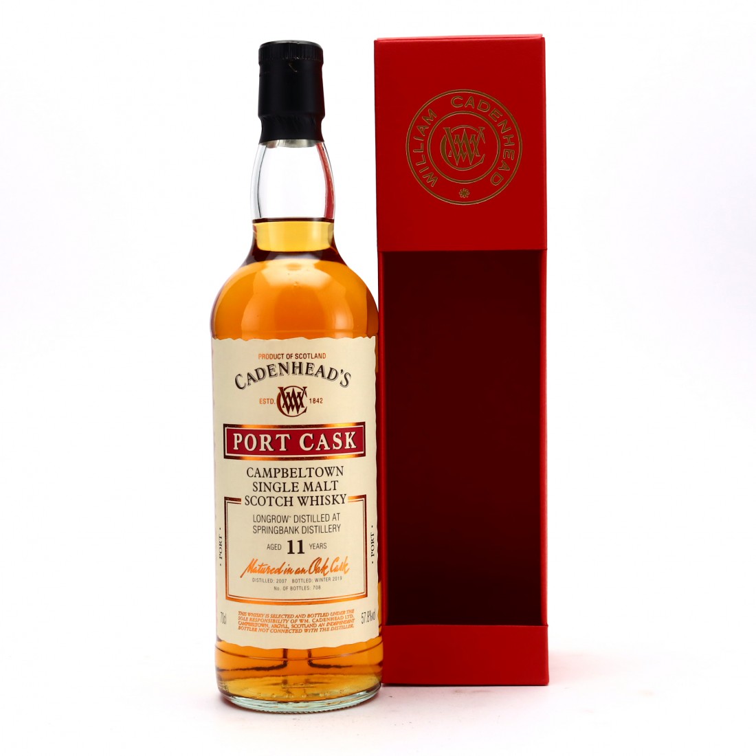 Longrow 2007 Cadenhead's 11 Year Old Port Cask | Whisky Auctioneer